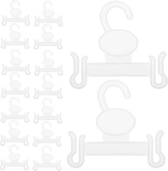 BESPORTBLE 100 St&uuml;ck Schuhaufh&auml;nger aus Baumwolle Haken f&uuml;r Sandalen und Hausschuhe Platzsparende Schuhpr&auml;sentation f&uuml;r Einzelhandel und Kleiderschrank