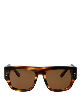 Gucci Lunettes De Soleil - Marron