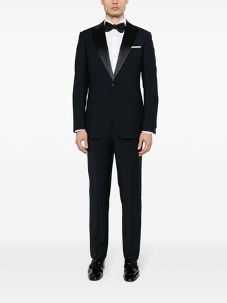 Giorgio Armani Virgin Wool Silk Tuxedo - Black