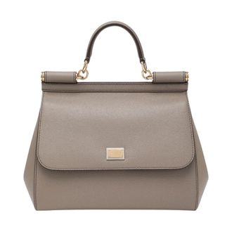 Dolce & Gabbana Gro&szlig;e Sicily Handtasche - - Bags - Damen - Grau - ONE SIZE