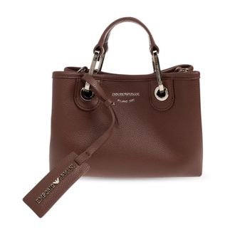 Emporio Armani Tasche mit Print-Logo - - Bags - Damen - Braun - ONE SIZE