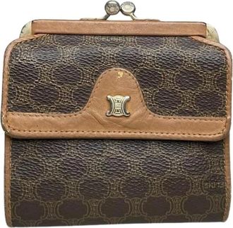 Celine Portefeuille Triomphe Pre-owned - Femme - Pre-owned - Brun - Taille: ONE Size