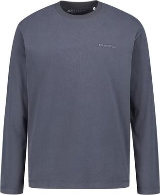 Marc O'Polo Herren T-Shirts blau Baumwolle