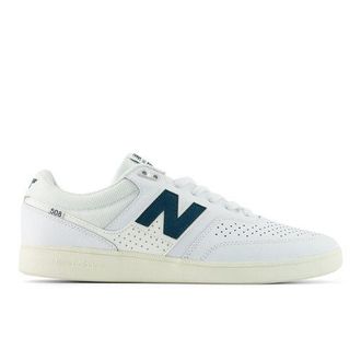New Balance Unisexe NB Numeric Brandon Westgate 508 en Blanc/Vert, Su&egrave;de/Mesh, Taille 40.5 Large