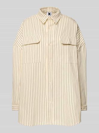 Karo Kauer Oversized Hemdbluse mit Knopfleiste