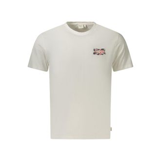 Pepe Jeans London Bianco Baumwoll-T-Shirt f&uuml;r Herren - Wei&szlig;