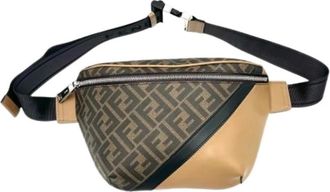Fendi Sac bandouli&egrave;re Zucca Pre-owned - Homme - Pre-owned - Brun - Taille: ONE Size