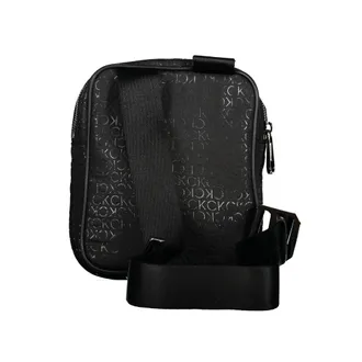 Calvin Klein Leather Shoulder Bag - Black