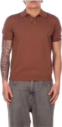 Tagliatore Homme, Tops, Brun, Taille: 2XL Keith Collared T-shirt