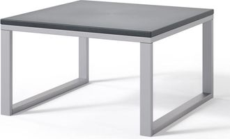 Selsey Dywilly - Gartentisch, Betonoptik / graues Gestell, 60x60 cm - Selsey