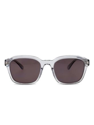 Emporio Armani Eckige Sonnenbrille aus Acetat - Wei&szlig;