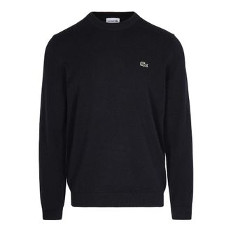 Lacoste Homme, Pulls, Noir, Taille: S Pull en Coton Noir
