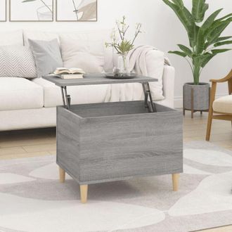 vidaXL Vidaxl - Table basse Sonoma gris 60x44,5x45 cm Bois ding&eacute;nierie