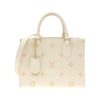 Louis Vuitton Pre-owned Monogram Empreinte Handtasche - - Pre-owned - Damen - Beige - ONE SIZE