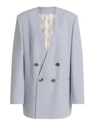 Alberta Ferretti Blazer - Hellblau