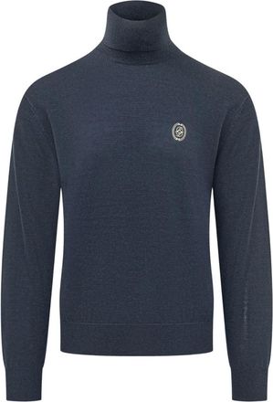 Dr&ocirc;le de Monsieur Pull Col Roul&eacute; D Mirror - Homme - Pulls - Bleu - Taille: M