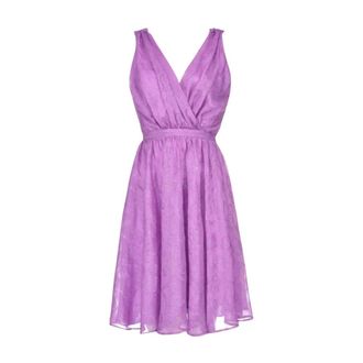 Pinko Elegantes Fil Coupe Kleid Ellie 2 - - Dresses - Damen - Lila - M