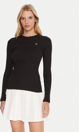 Lacoste Bluse TF1692 Schwarz Slim Fit