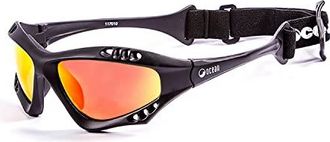 OCEAN AUSTRALIA Lunettes de soleil flottantes Sports deau polaris&eacute;es Kitesurf, Noir mat, Taille unique