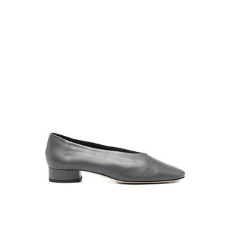 Aeyde Femme, Chaussures, Gris, Taille: 39 1/2 EU Escarpin Delia &agrave; talon bas