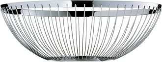 WMF Concept Obstkorb groß 26 cm, dekorative Obstschale silber, Brotkorb Metall, Cromargan Edelstahl poliert