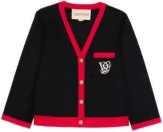 Valentino Garavani Femme, Pulls, Noir, Taille: 48 FR Veste