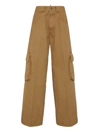 Dsquared2 pantalon ample à poches cargo - Marron