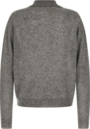 Tom Ford Cashmere-Silk Polo Sweater - Gray