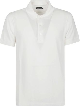 Tom Ford Homme, Tops, Blanc, Taille: M Polo Piqu&eacute;