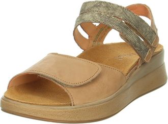 Think Damen Meggie Lederfutter Sandale, Linen/Kombi 4010, 37 EU