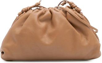 Bottega Veneta Hobo Bags - Lambskin The Mini Pouch Crossbody - Gr. unisize - in Braun - für Damen