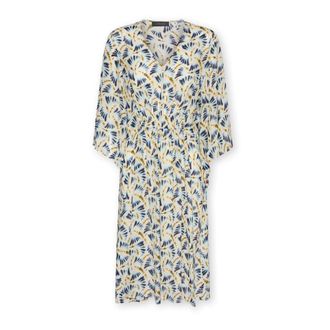 Elena Miro Bedrucktes Viskosekleid - - Dresses - Damen - Blau - M
