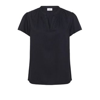Saint Tropez Femme, Blouses et Chemises, Noir, Taille: 36 FR Haut F&eacute;minin avec Col en V Night Sky