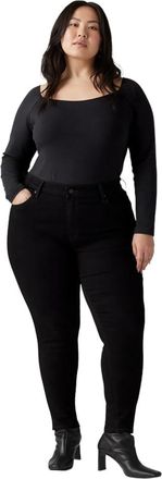 Levi's Damen 721 Pl Hi-Rise Skinny Jeans, Midnight Gaze, 44 DE/Kurz