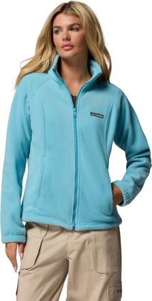 Columbia Damen Benton Springs Fleecejacke mit durchgehendem Rei&szlig;verschluss, Vintage Blue, Gr&ouml;&szlig;e M