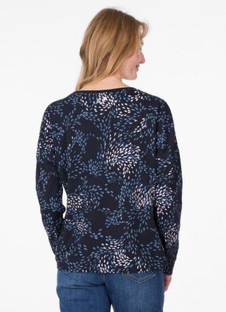 Ragwear Langarmshirt SHIMONA LONG PRINT aus weich flie&szlig;ender Baumwoll-Modal-Mischung und mit allover Print