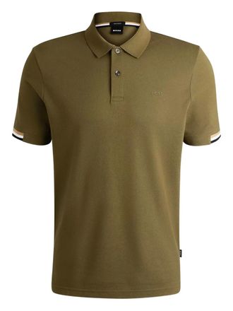 BOSS polo en coton - Vert