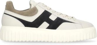 Hogan Homme, Chaussures, Blanc, Taille: 42 1/2 EU H-Stripes Baskets