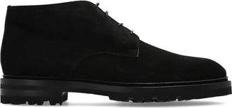 Kiton Homme, Chaussures, Noir, Taille: 42 EU Bottines en Daim