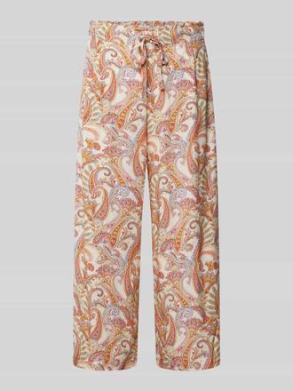 Christian Berg Culotte aus Viskose mit Paisley-Muster