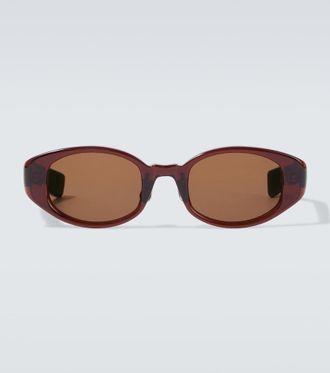 Auralee x EYEVAN Lunettes de soleil ovales 002R