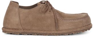 Birkenstock Womens Moccasins Utti Lace Brown Suede Leather Lace-Up Shoes Flat
