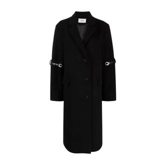 Coperni Femme, Manteaux, Noir, Taille: 36 FR Manteau en laine noir