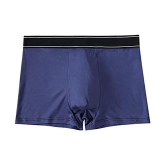 Generic Boxer ample doux pour homme - Uni - Respirant - Confortable - Taille moyenne - En soie de lait - Extensible - Anti-humidit&eacute; - De qualit&eacute; sup&eacute;rieure - 