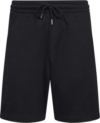 Dries Van Noten Homme, Shorts, Noir, Taille: L Short en Coton avec Cordon de Serrage
