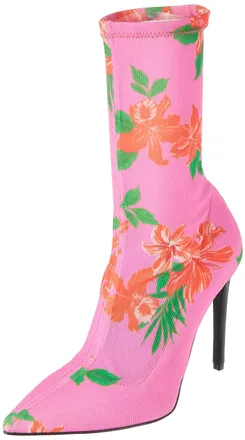 Pinko Damen Valentine Stiefeletten Retina St Halblange Stiefel, Ynr Mult Fuchsia Rot, 38 EU