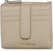 Coccinelle Femme, Accessoires, Beige, Taille: ONE Size Portefeuille Souple M&eacute;tallis&eacute;