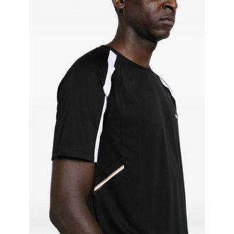 HUGO BOSS Recycled Technical Jersey T-Shirt - Black