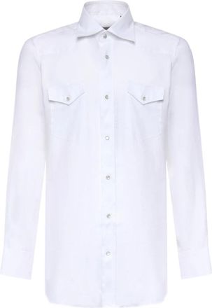 Sartorio Napoli Homme, Chemises, Blanc, Taille: 3XL Chemise Casual