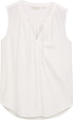 Tom Tailor 1047205 Blouse, 10315-Whisper White, 32 Femmes